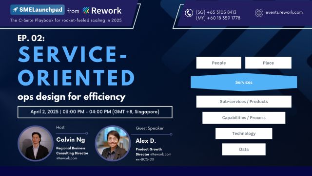 SME Launchpad Series #2 | ‘Service-oriented’ ops design for efficiency - Rework.com